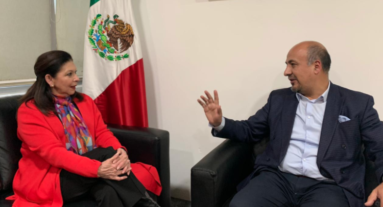 Embajadora María Mercado ya está en México - Punto Medio