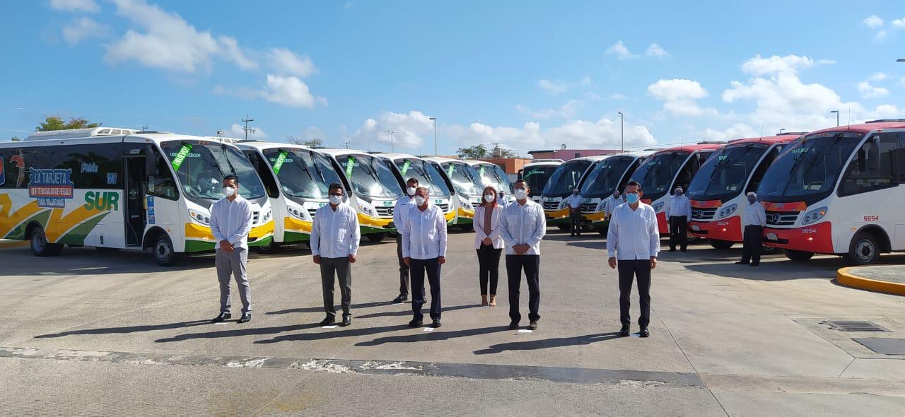 Autobuses SUR, presenta 15 nuevas unidades para la movilidad del estado ...