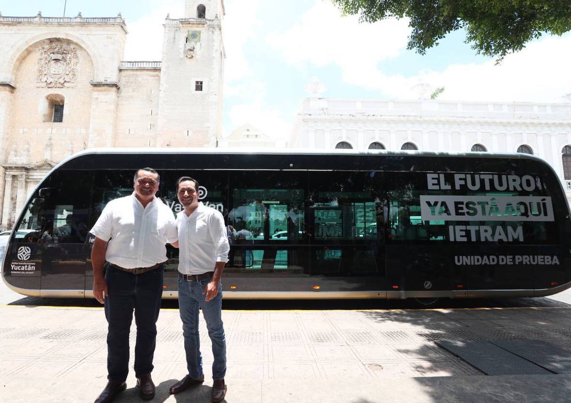 Meridanos aprecian el nuevo transporte Ie-Tram: eléctrico y a la ...