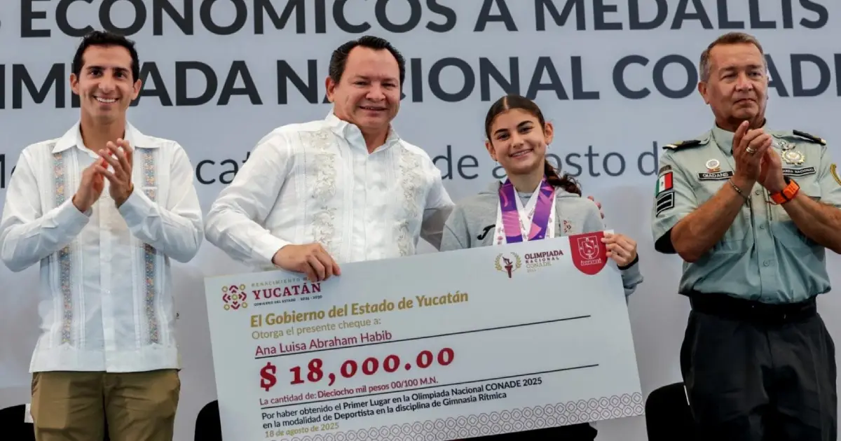 Gimnasta Ana Luisa Abraham Habib, Mérito Deportivo Yucateco en el 2025 ...
